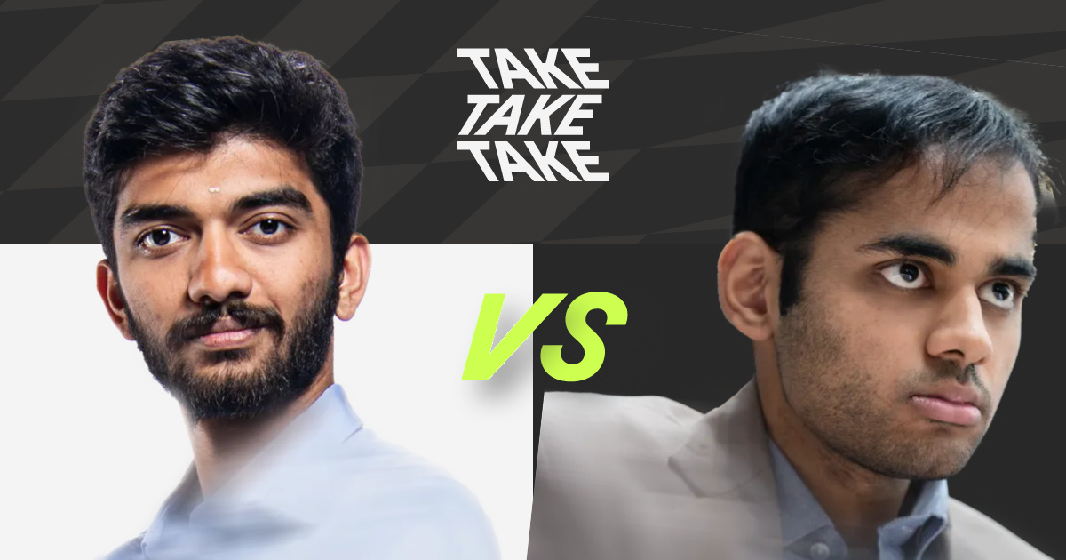 Gukesh vs Arjun | Take Take Take - Watch Chess